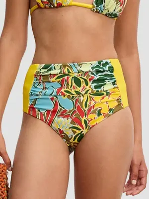 ALEMAIS Solstice Floral High-rise Bikini Bottom