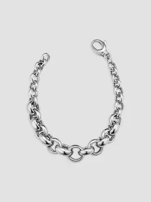 ORADINA Roll With It Rolo Bracelet In Sterling