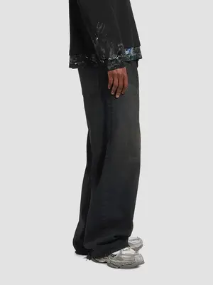 Balenciaga Casual Jeans - Black