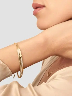 ORADINA 14k Yellow Aurora Bracelet