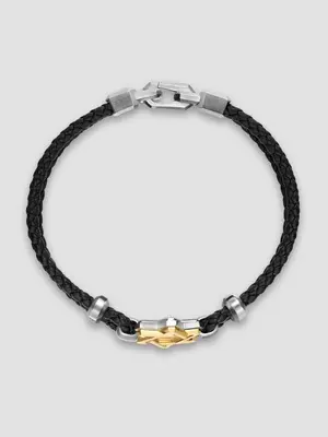 David Yurman Streamline Star Of David Bracelet In Leather