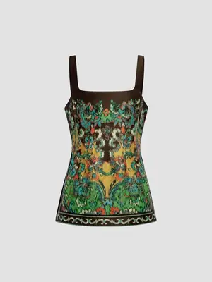 ALEMAIS Charlotte Printed Top - Multi