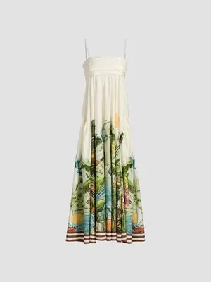 ALEMAIS Toucan Tango Printed Midi-dress - Multi