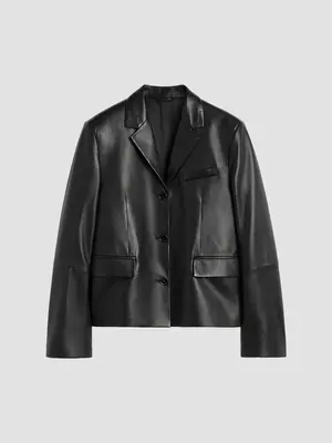 TOTEME Short Leather Blazer