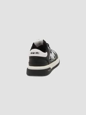 Amiri Leather Logo Platform Sneakers
