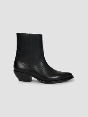 Amiri 40mm Western-style Leather Ankle Boots