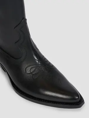 Amiri 40mm Western-style Leather Ankle Boots