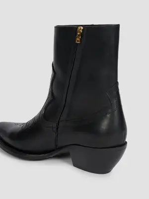 Amiri 40mm Western-style Leather Ankle Boots