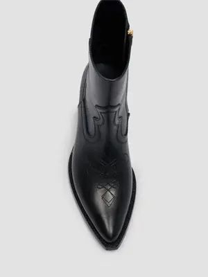 Amiri 40mm Western-style Leather Ankle Boots