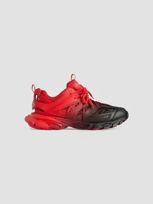 Balenciaga Track Gradient Sneakers - Red Black