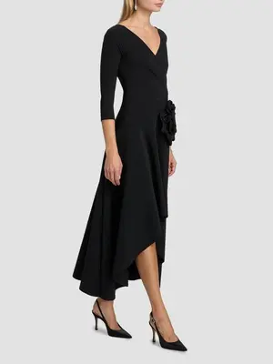 Chiara Boni La Petite Robe Rahim Rosette-embellished Midi-dress