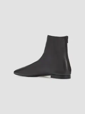 TOTEME Contour Leather Ankle Boots