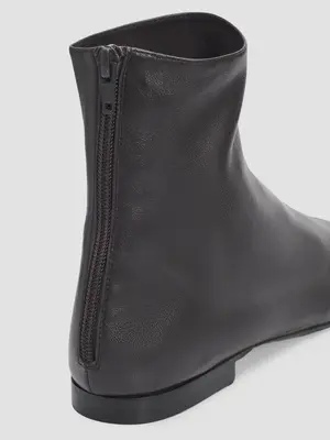 TOTEME Contour Leather Ankle Boots