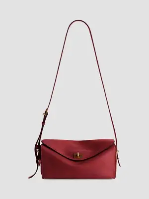 Balenciaga Le 7 Medium Shoulder Bag - Ruby Moka