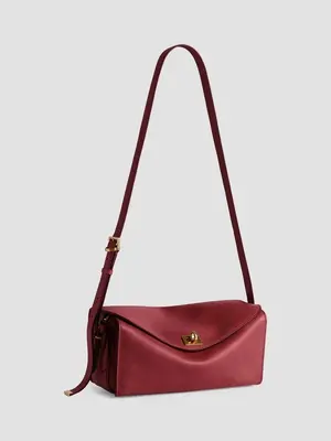 Balenciaga Le 7 Medium Shoulder Bag - Ruby Moka