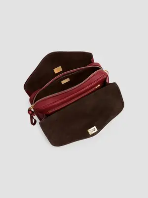 Balenciaga Le 7 Medium Shoulder Bag - Ruby Moka