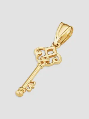 ORADINA Markey Pendant Charm In 14k Yellow
