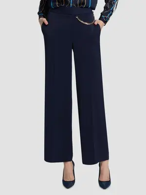 Elie Tahari The Sarah Pleated-front Straight-leg Pants