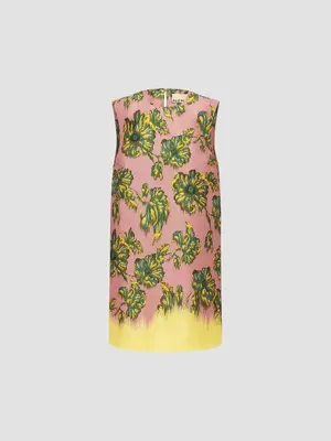 ALEMAIS Faye Floral Satin Mini Dress - Multi