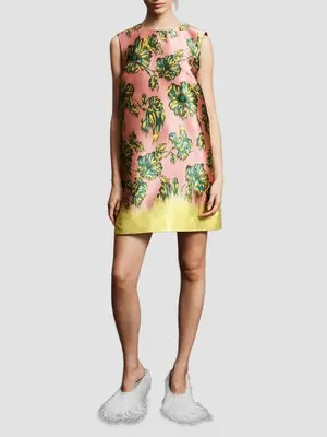 ALEMAIS Faye Floral Satin Mini Dress - Multi