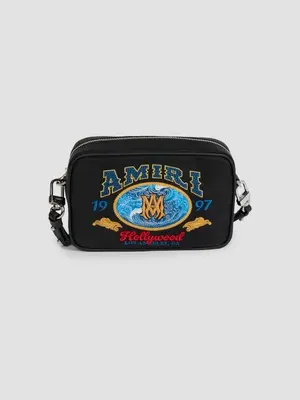 Amiri Embroidered Logo Camera Case