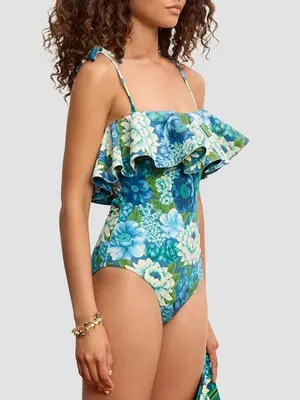 ALEMAIS Margo Ruffle One-piece Swimsuit - Multi