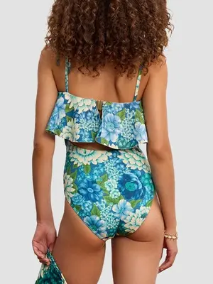 ALEMAIS Margo Ruffle One-piece Swimsuit - Multi