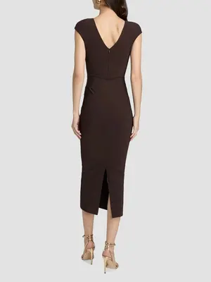 Chiara Boni La Petite Robe Hesupie Beaded Sheath Midi-dress