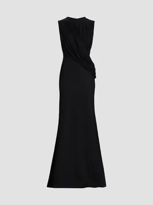 Chiara Boni La Petite Robe Frozy Ruched-bodice Gown