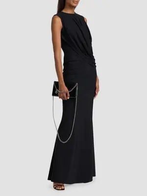 Chiara Boni La Petite Robe Frozy Ruched-bodice Gown
