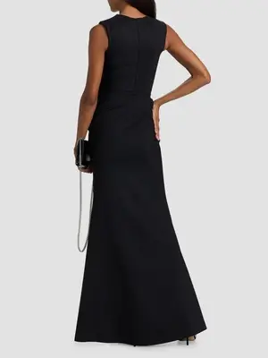 Chiara Boni La Petite Robe Frozy Ruched-bodice Gown