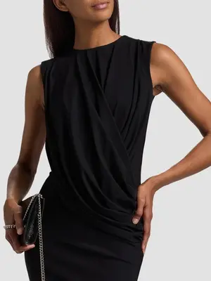 Chiara Boni La Petite Robe Frozy Ruched-bodice Gown