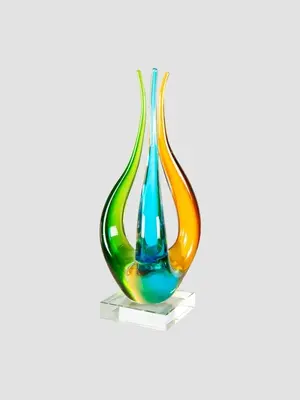 DALE TIFFANY Harmony Trio Glass Sculpture