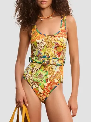 ALEMAIS Charlie Belted One-piece Swimsuit