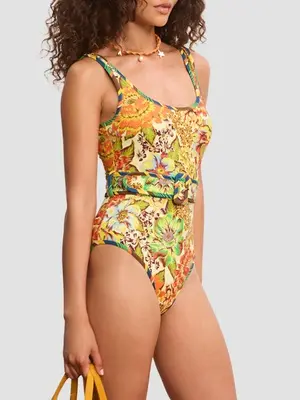ALEMAIS Charlie Belted One-piece Swimsuit