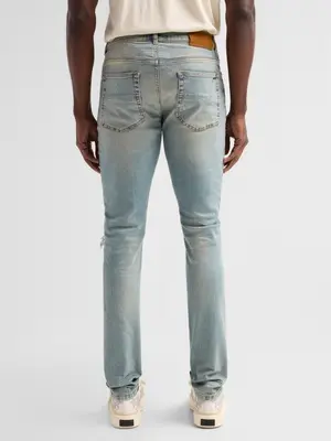 Amiri Plaid Flannel Mx1 Repaired Jeans