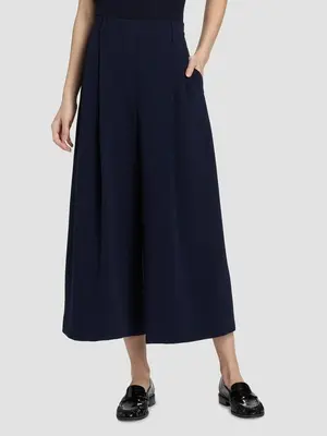 LESET Arielle Pleated Crop Trousers