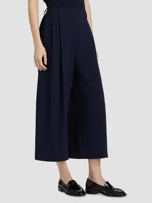 LESET Arielle Pleated Crop Trousers