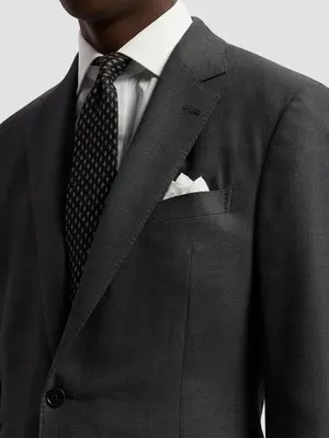 Ralph Lauren Purple Label Kent Hand-tailored Wool Birdseye Suit