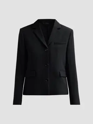 TOTEME Stretch-wool Blazer - Black