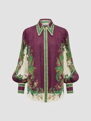 ALEMAIS Ruthie Paisley Shirt