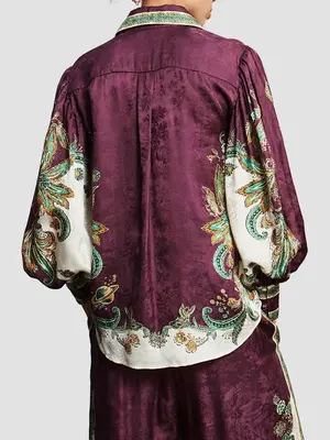 ALEMAIS Ruthie Paisley Shirt