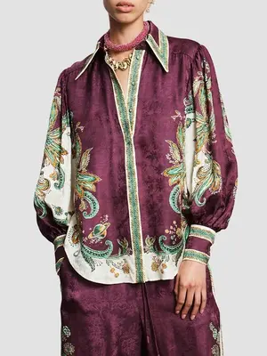 ALEMAIS Ruthie Paisley Shirt