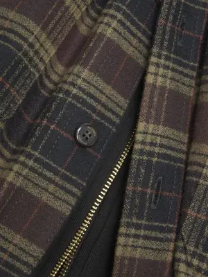 WILLY CHAVARRIA Ganadero Plaid Hooded Overshirt