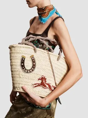 ALEMAIS Ace Midi Macrame Tote Bag