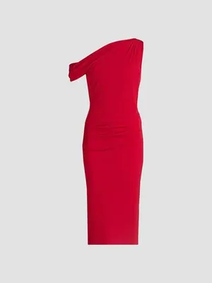 Chiara Boni La Petite Robe Adial One-shoulder Midi-dress