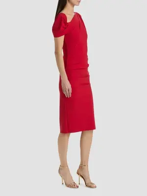 Chiara Boni La Petite Robe Adial One-shoulder Midi-dress