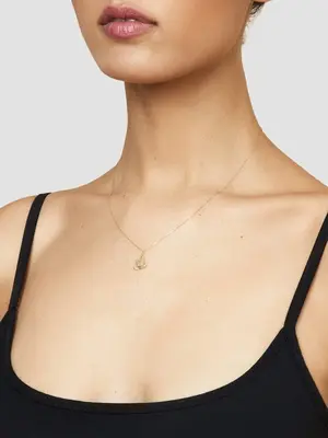 ORADINA Freedom Dove Pendant Charm In 14k Yellow