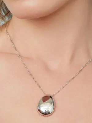 ORADINA Reflection Pendant Necklace In Sterling