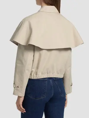 DH New York Lyla Layered Cotton-blend Jacket